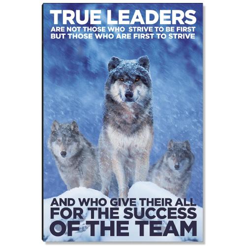 True Leader Inspirational Art 117035-AC-12 | Inspirational Art