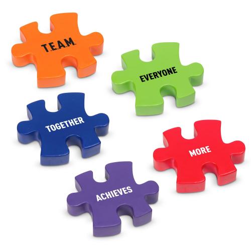 TEAM Puzzle Pieces Stress Reliever 755237 | Stress Relievers