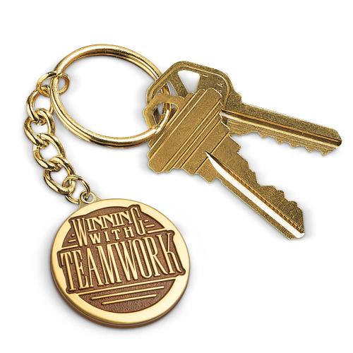 Instant Recognition | Winning with Teamwork Medallion Key Chain