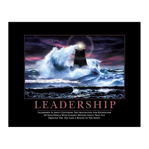 Leadership Lighthouse Motivational Poster 734902