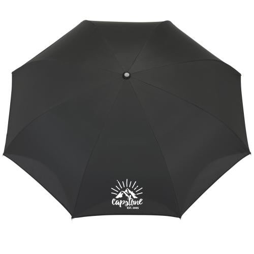 48" Recycled Manual Inversion Umbrella 5050-03BK | Umbrellas