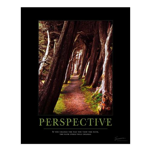Motivational Posters | Perspective Wooded Path Motivational Poster 732