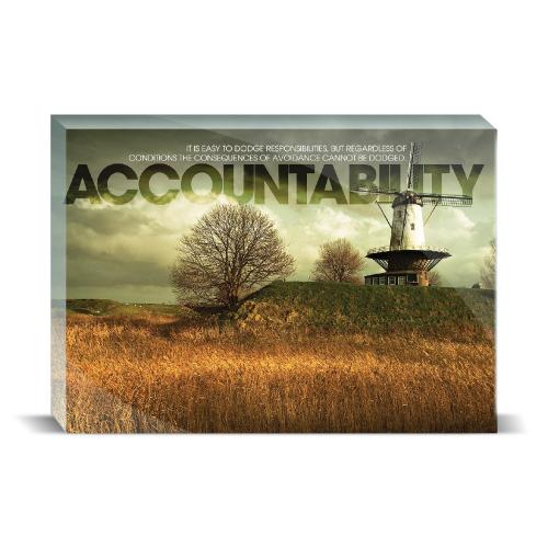 Motivational Art - Accountability Windmill - Motivational Posters
