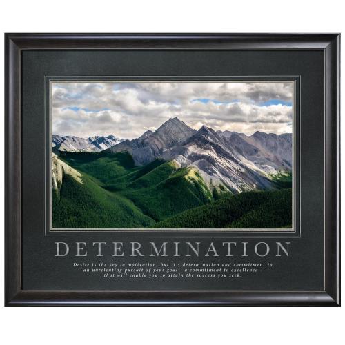 Determination Mountain Motivational Poster 753422 | Motivational Poste