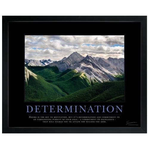 Determination Mountain Motivational Poster 753422