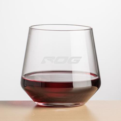 Tucson Stemless Wine - Deep Etch BWC2122 | Wine Glasses