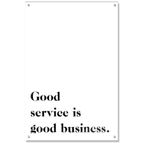 Good Service Inspirational Art 115029-AC-12 | Inspirational Art