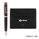 Cerruti 1881 Bond Card Holder & Austin Ballpoint Pen Gift Set