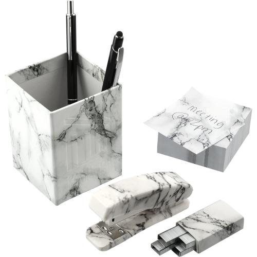 Marble desk organiser store