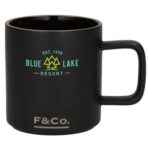 Field & Co Stoneware Mug 11oz 1601-08BK | Successories