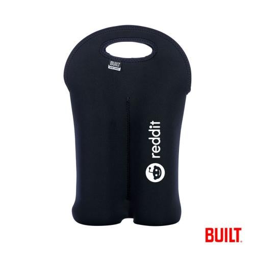 BUILT Two Bottle Wine Tote BLT1009-BK | Tote Bags