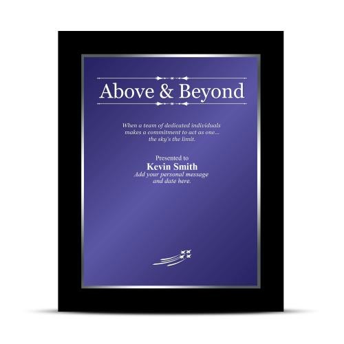Above & Beyond Vivid Award Plaque 760149 | Full Color Plaques